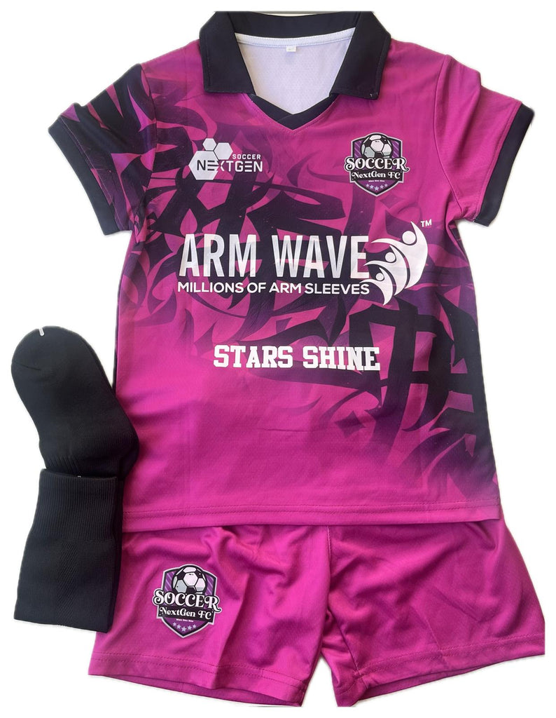 Soccer NextGen Away Game Kit – Arm Wave